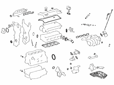 04111-37541 Genuine Toyota ENGINE O GASKET KIT