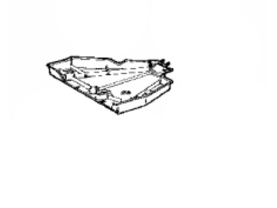 58398-42040 Genuine Toyota Cover, Floor Under