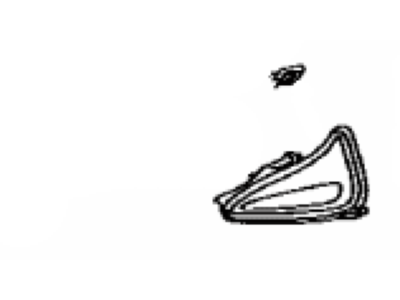 81481-02671 Genuine Toyota Cover, Fog Lamp, RH