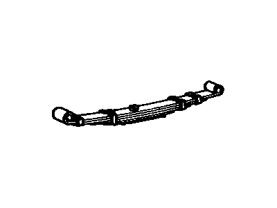 Toyota Corolla Leaf Spring - Guaranteed Genuine Toyota Parts