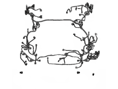 82114-42190 Genuine Toyota Wire, Engine Room, N