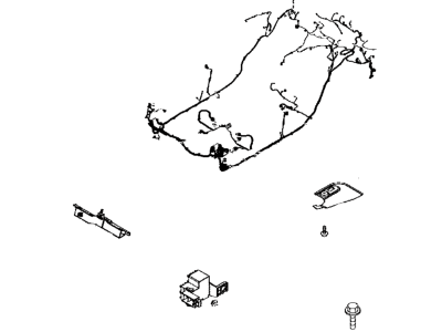 82161-WB014 Genuine Toyota Wire, Floor