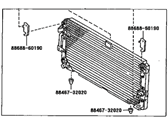88460-60160 Genuine Toyota Condenser Assy, Cooler