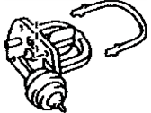 17320-0A010 Genuine Toyota Valve Assy, Intake Air Control