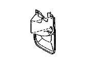 76621-0C060 Genuine Toyota MUDGUARD, Front Body, R