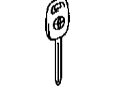 89785-08020 - Genuine Toyota TRANSMITTER, TRANSPONDER KEY MASTER