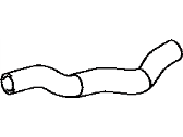 16571-31180 Genuine Toyota Hose, Radiator