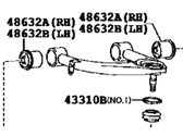 48610-60060 Genuine Toyota Part