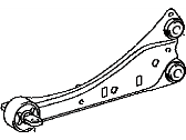 48780-48110 - Genuine Toyota ARM ASSEMBLY, TRAILING