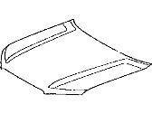 53301-35200 Genuine Toyota Hood Sub-Assembly