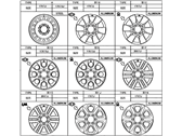 42611-35430 - Genuine Toyota WHEEL, DISC