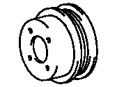 16371-75030 Genuine Toyota Pulley, Fan