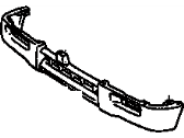 53911-04090 Genuine Toyota Panel, Front Valance