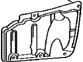 51443-12080 Genuine Toyota Cover, Engine Under, Rear RH