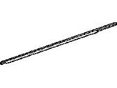68210-08020 - Genuine Toyota WEATHERSTRIP ASSEMBLY, F