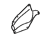 53737-0C030 Genuine Toyota Seal, Front Fender Apron, LH