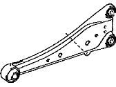 48760-48110 - Genuine Toyota ARM ASSEMBLY, TRAILING