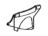 53736-07021 - Genuine Toyota SEAL, FRONT FENDER APRON, RH