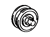 88440-12170 - Genuine Toyota PULLEY, COOLER COMPRESSOR IDLE