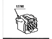 90980-12790 Genuine Toyota Housing, Connector F