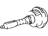 33301-35090 Genuine Toyota Shaft, Input