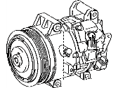 88310-42270 Genuine Toyota Compressor Assy, W/Pulley