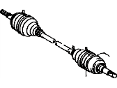 43410-02A02 Genuine Toyota Shaft Assembly, Front Drive, Right