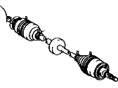 43420-08040 Genuine Toyota Shaft Assembly, Front Drive, Left