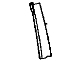 75761-02030 Genuine Toyota MOULDING, Rear Door Window Frame