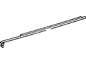 75710-02310 - Genuine Toyota MOULDING ASSEMBLY, FRONT DO
