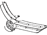 53111-02B00 Genuine Toyota Radiator Grille