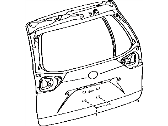 67005-08100 Genuine Toyota Panel Sub-Assembly, Back