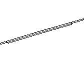 68230-08020 Genuine Toyota WEATHERSTRIP Assembly, R