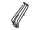 65673-04010 - Genuine Toyota BRACE, SIDE PANEL SKIRT, REAR