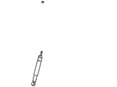 48530-A9680 - Genuine Toyota Shock Absorber Assembly Rear Left