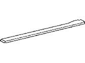 66249-04070 Genuine Toyota Protector, Rear Body Side Panel