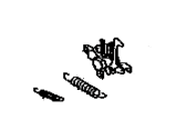 53510-04070 Genuine Toyota Lock Assembly, Hood