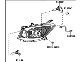 81150-0R010 - Genuine Toyota Driver Side Headlight Assembly