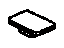 58387-0R040-C0 Genuine Toyota Plate, Rear Floor Finish