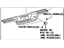 52155-0C030 Genuine Toyota Insert, Rear Bumper Ex