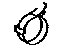 90521-78002 Genuine Toyota Ring, Hole Snap