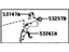 53203-0R030 Genuine Toyota Support Sub-Assembly, Ra