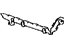 52163-06911 Genuine Toyota Plate, Rear Bumper, RH