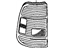 81555-0C010 Genuine Toyota Socket&Wire,Rear Combination