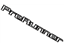 75473-04050 Genuine Toyota Rear Body Name Plate, No.3