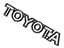 75473-04050 Genuine Toyota Rear Body Name Plate, No.3