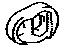 31321-52010 Genuine Toyota Pad, Pedal