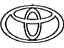 75427-04010 Genuine Toyota Plate, Front Door Name