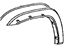 75872-04060 Genuine Toyota MOULDING, Front Fender