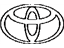 75301-02010 Genuine Toyota Radiator Grille Emblem(Or Front Panel)